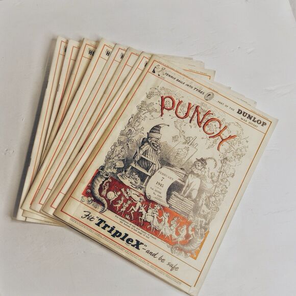 Other | Lot Of 9 Punch Magazines Satire London Britain England 1 ...